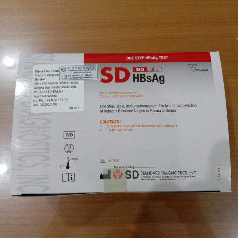 SD Bioline HbSAg W/B 30's