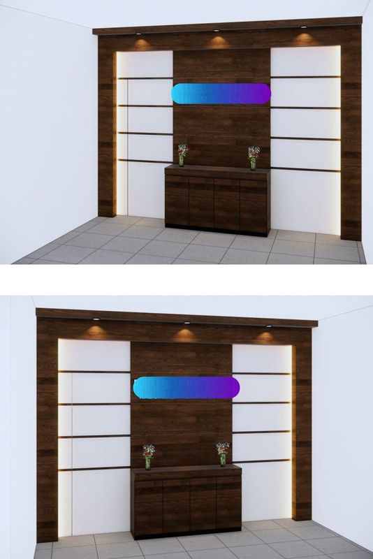 Backdrop Loket Lobby Utama