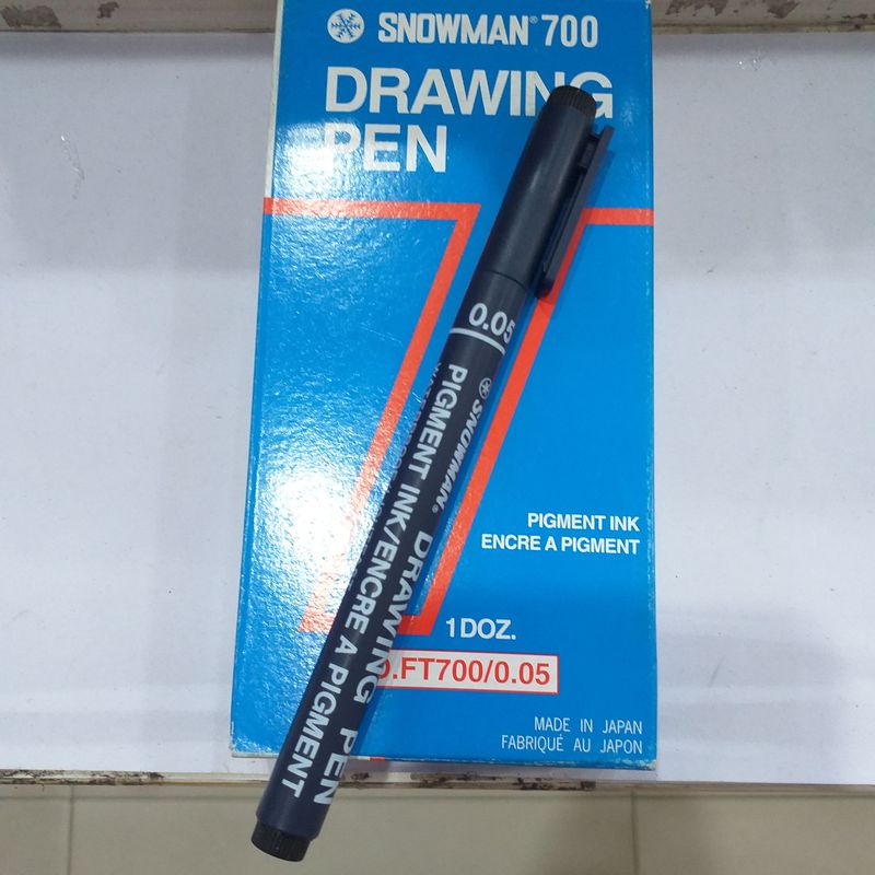 DRAWING PEN SNOWMAN 0,5