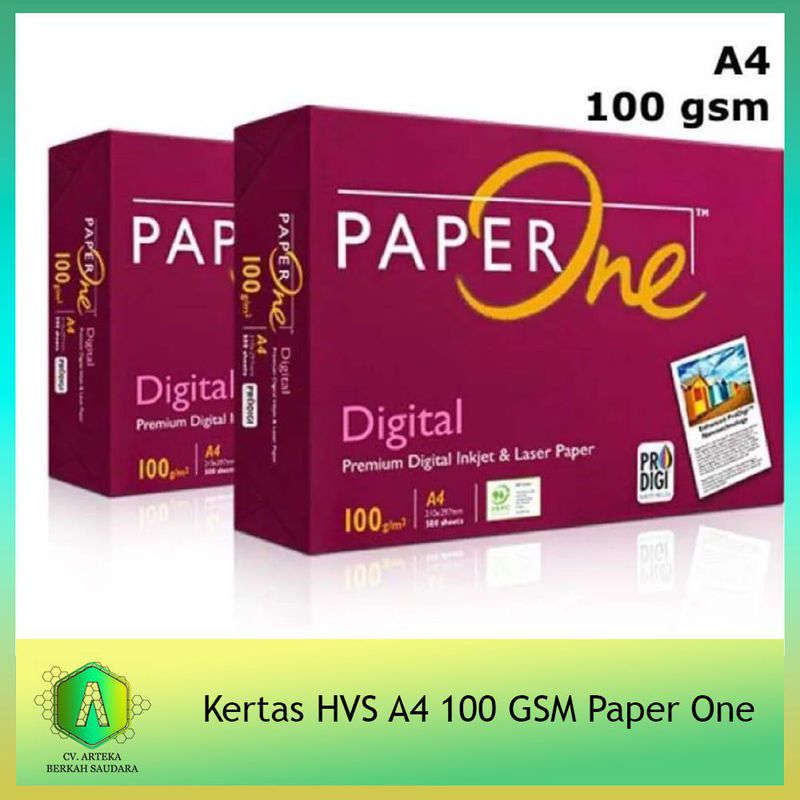 Kertas HVS A4 100 GSM Paper One