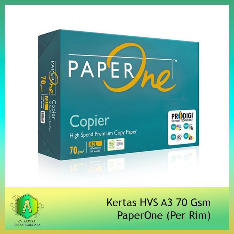 Kertas HVS A3 70 Gsm PaperOne (Per Rim)