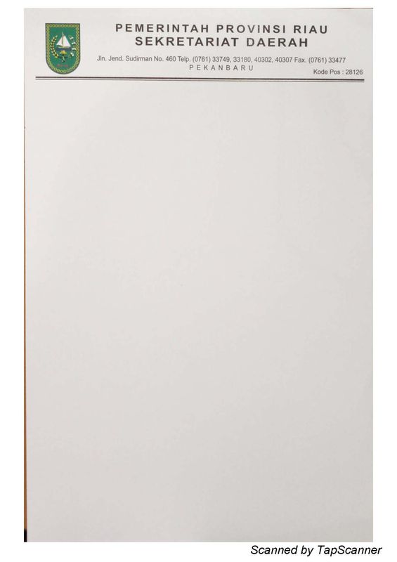 HVS Kop Sekretariat Daerah