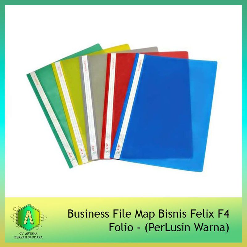 Business File Map Bisnis Felix F4 Folio - (PerLusin Warna)