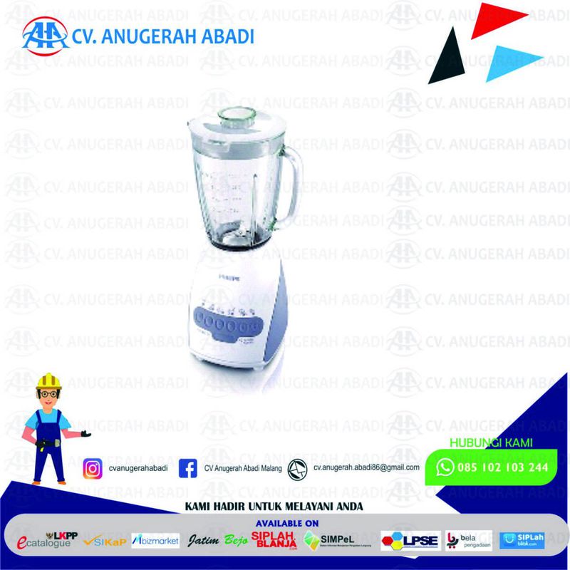 Phillips Blender Kapasitas 2 Liter