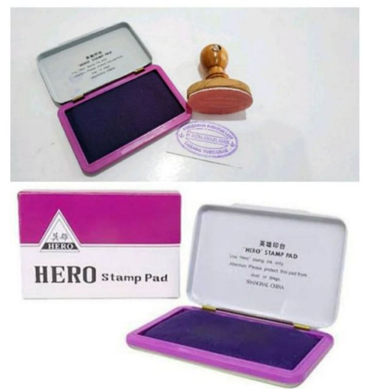 BANTALAN STEMPEL / STAMP PAD HERO KECIL