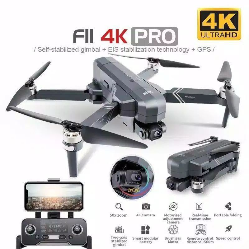 New SJRC F11 PRO 4K F11S 4K PRO DRONE 2axis Gimbal Brushless Motor