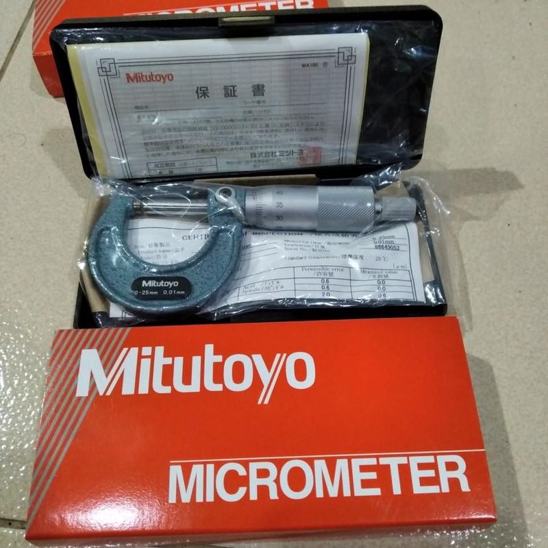OUTSIDE MICROMETER 0-25MM-MITUTOYO 103-137