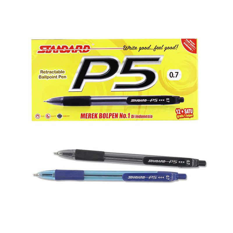 BALLPOINT STANDART P5 RETRACT PEN 0,7MM