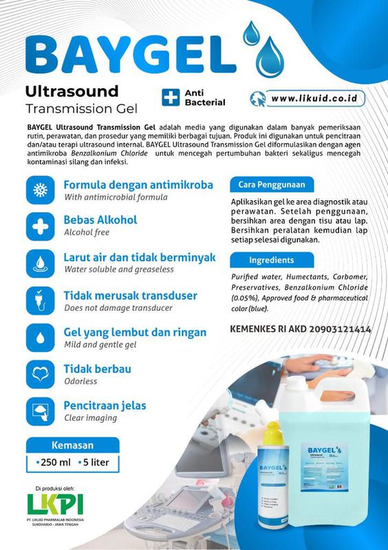 BAYGEL Ultrasound Transmission Gel - 250ML