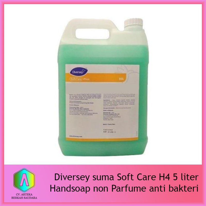 Diversey suma Soft Care H4 5 liter - handsoap non parfume anti bakteri