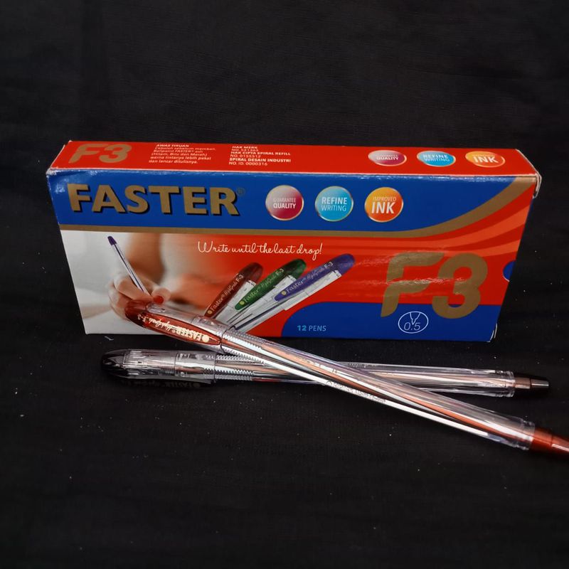 BOLPOIN FASTER F-3 HITAM