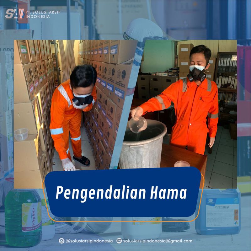 Jasa Pengendalian Hama Arsip (FUMIGASI)