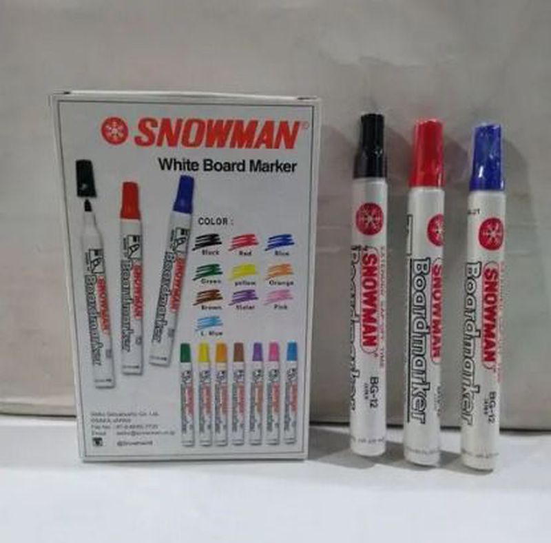 Spidol Non Permanen Snowman Biru