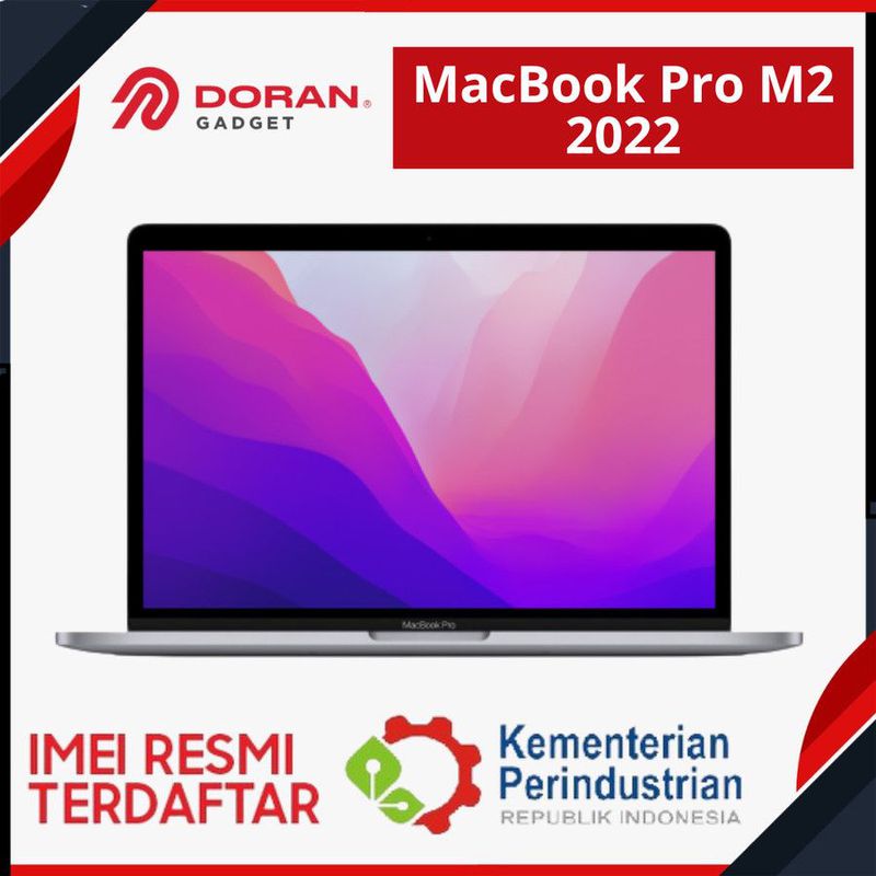 Apple MacBook Pro 2022 M2 Chip 13 inch 256GB/512GB Garansi Resmi iBox ...