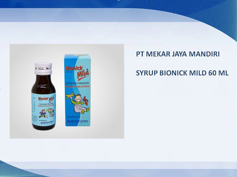 BIONICK MILD SYRUP 60 ML