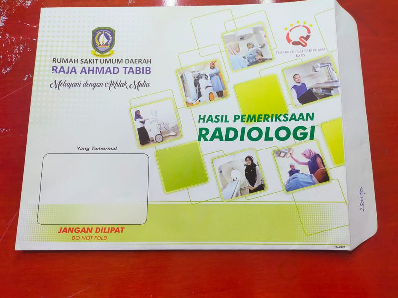 Cetak Amplop Radiologi Kecil 22 x 27 cm