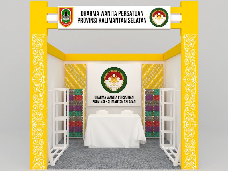 Jasa Display Stand Pameran MTQ 3x3