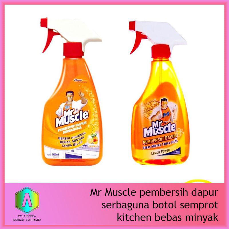 Mr Muscle pembersih dapur serbaguna botol semprot kitchen bebas minyak