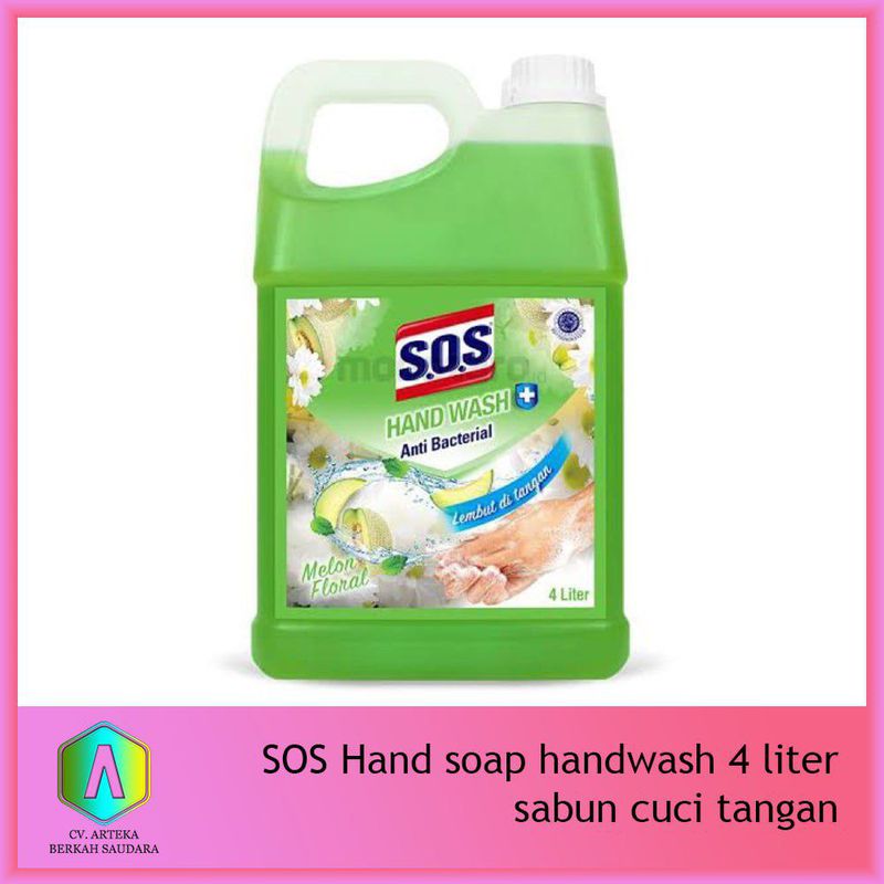 SOS Handsoap hand soap handwash 4 liter sabun cuci tangan