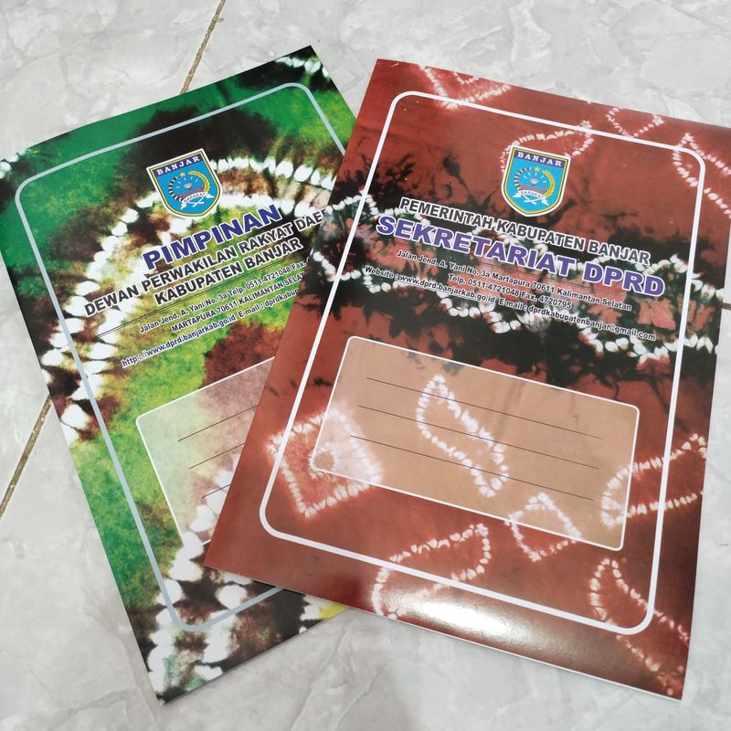 Cetak Map Folder A4 / Map Sekolah / Kantor / Map Kupingan Custom