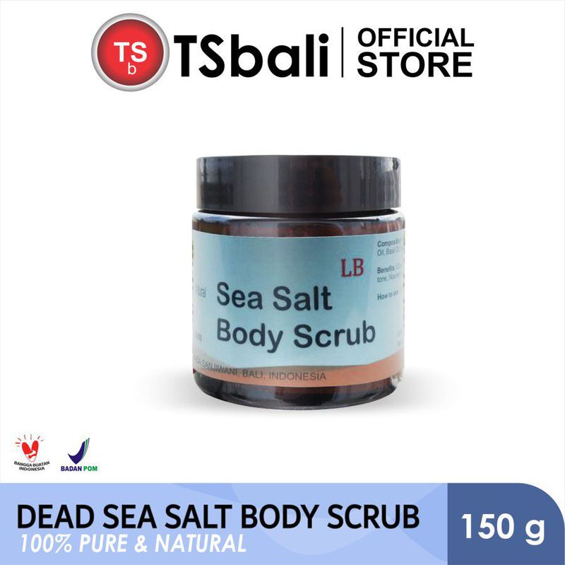 TSb Natural Dead Sea Salt Body Scrub Organik 150gr