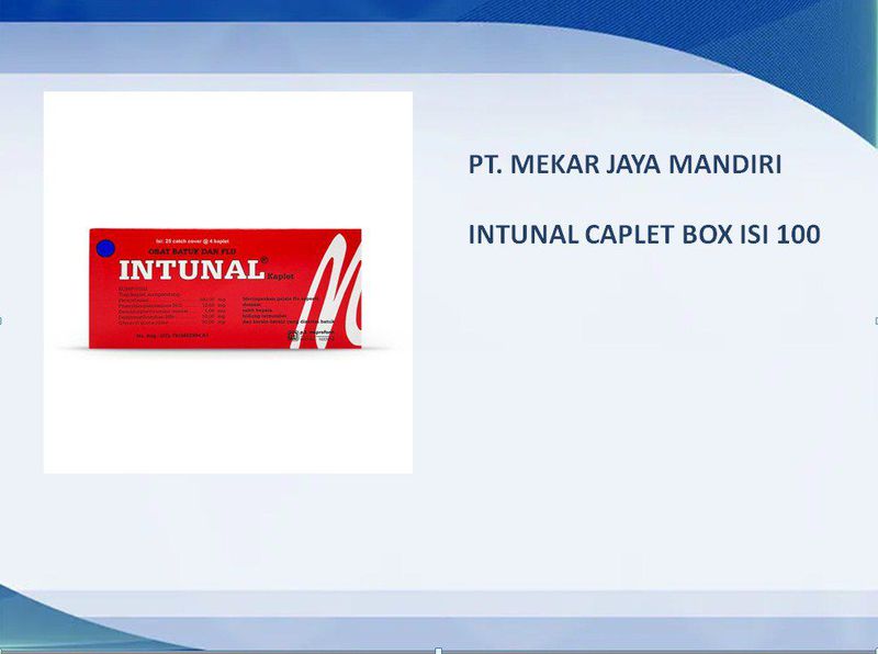 intunal kaplet box isi 100