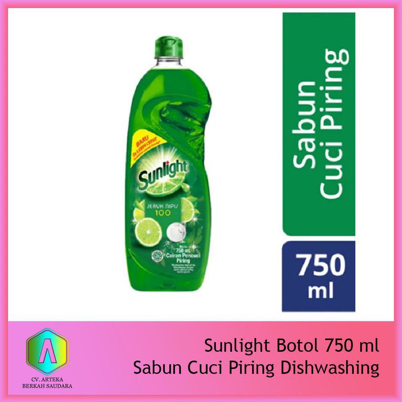 Sunlight Botol 750 Ml Sabun Cuci Piring Dishwashing