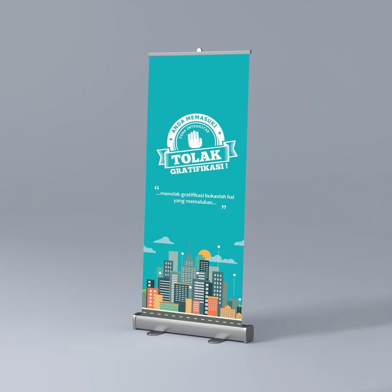 Paket Roll Banner 160 x 60 cm, Flexy 280 gr