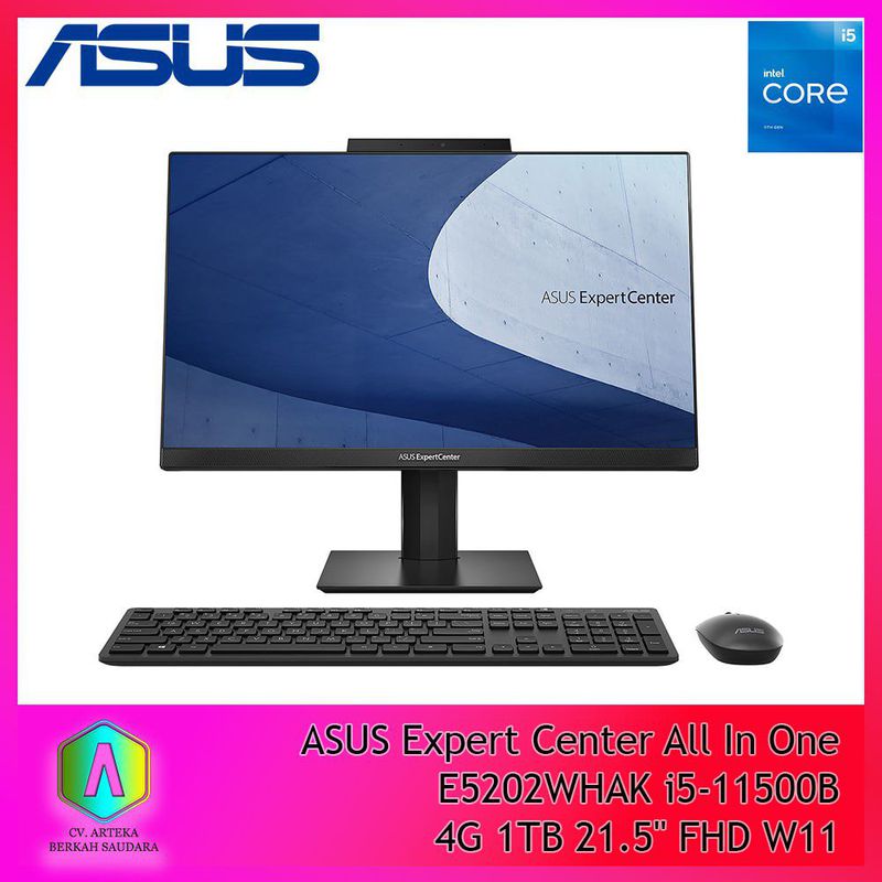 ASUS Expert Center All In One E5202WHAK i5-11500B 4G 1TB 21.5" FHD W11