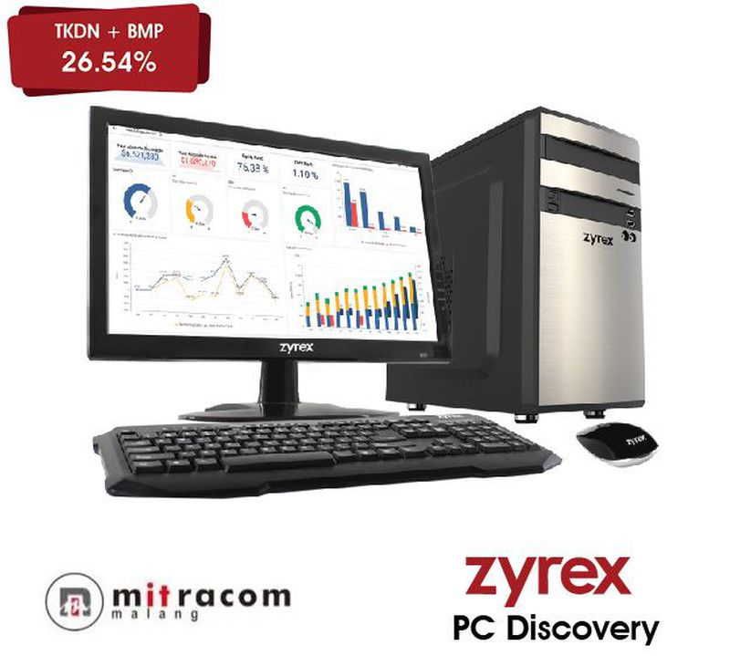 Zyrex Desktop PC Discovery DS001D Core i7 (TKDN)