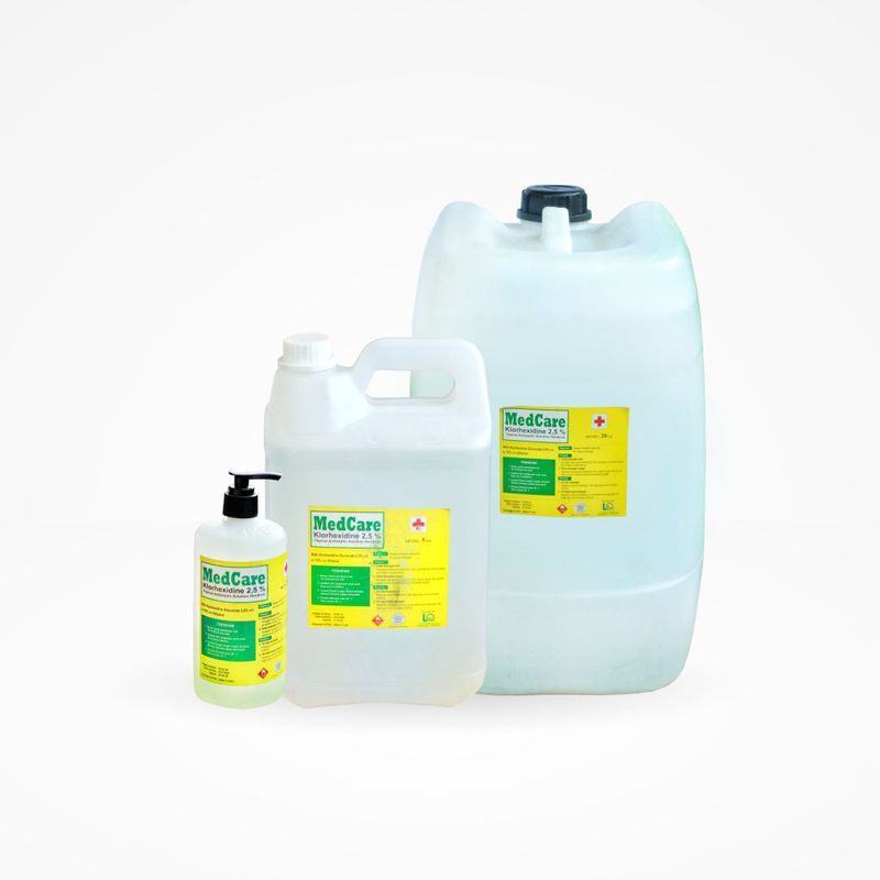 MedCare Chlorhexidine 2.5% (500ml,1liter,5liter,20liter) - 1liter
