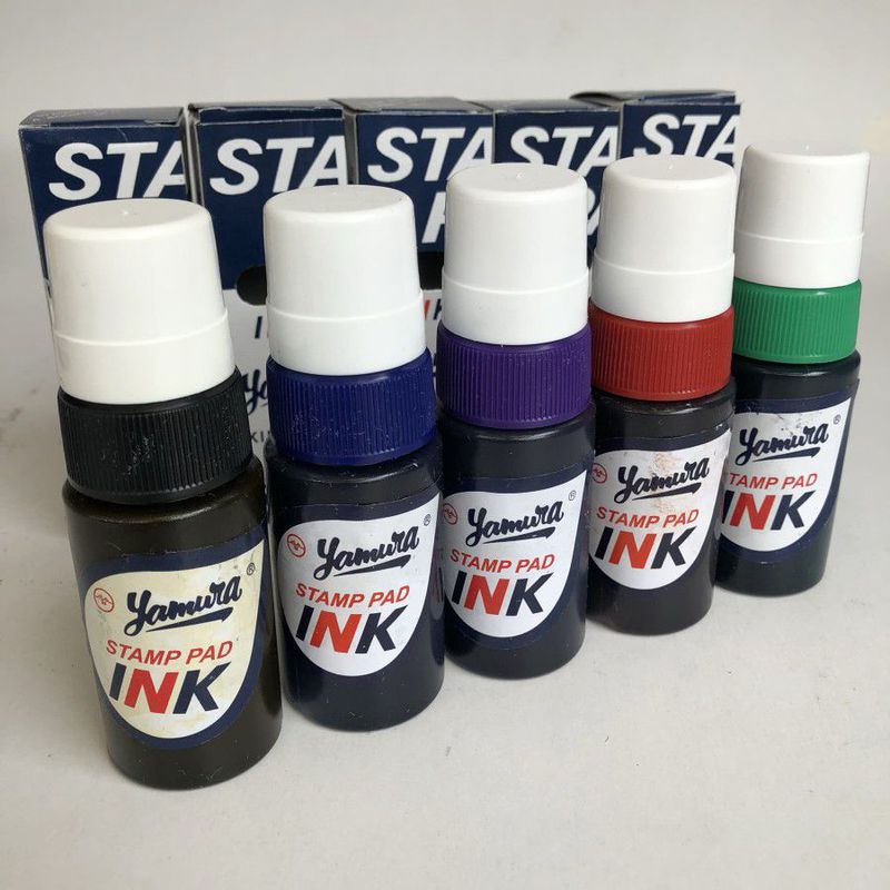 Tinta Stempel Yamura 50 ml - Biru