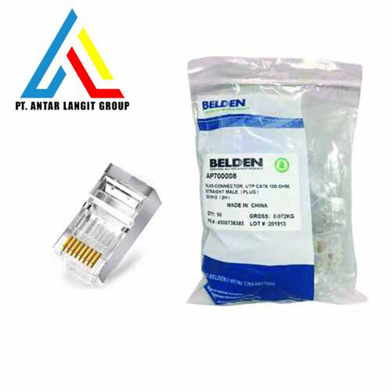 Konektor RJ45 Cat 6 Belden Connector RJ 45 CAT6 1 pack Original