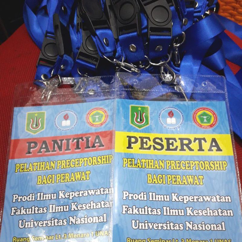 Name Tag Panitia dan Peserta