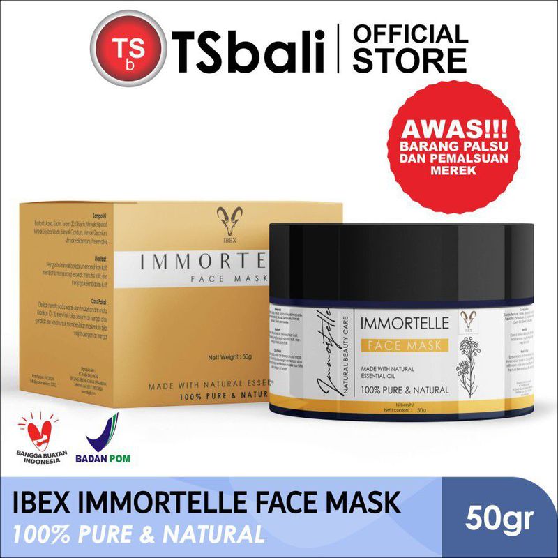 IBEX Immortelle Face Mask Natural 50gr
