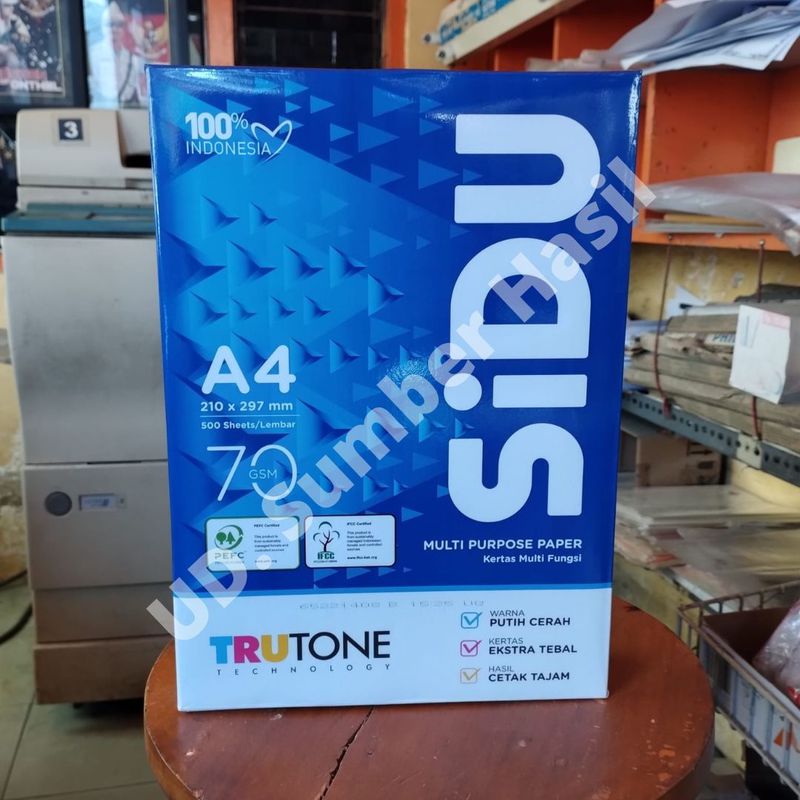 Kertas A4 Sidu 70 GSM (1 Rim)