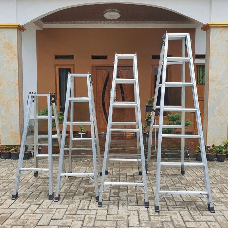 Tangga Lipat Alumunium 4m
