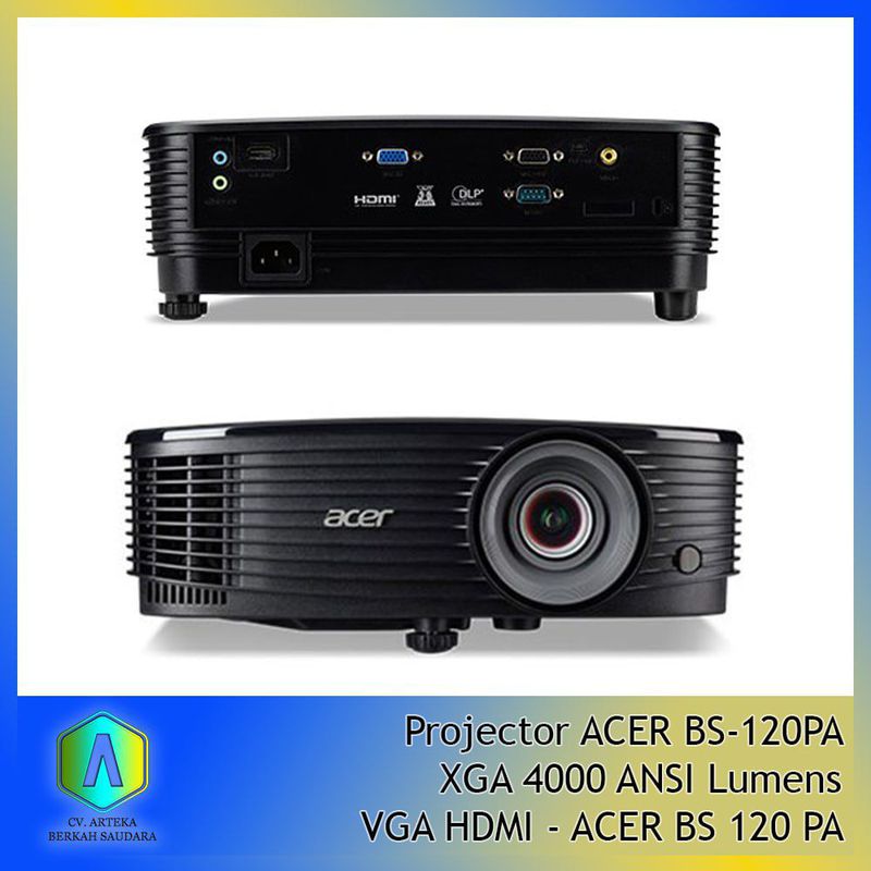 Projector ACER BS-120PA XGA 4000 ANSI Lumens VGA HDMI - ACER BS 120 PA