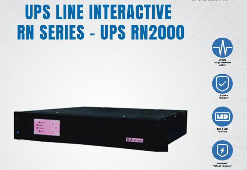 UPS ICA TYPE RN2000 2000VA / 1000WATT