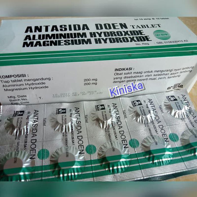 OBAT MAAG TABLET ANTASIDA DOEN
