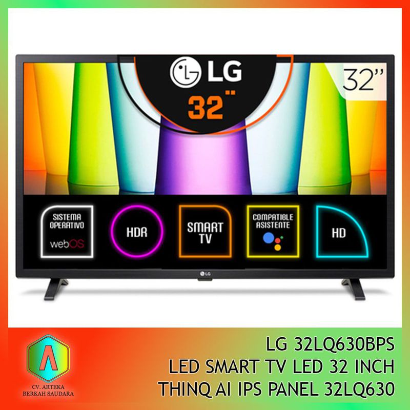LG 32LQ630BPSA - LED SMART TV LED 32 INCH THINQ AI IPS PANEL 32LQ630