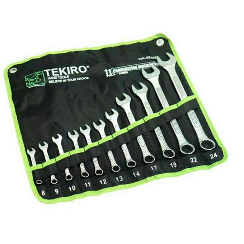 Tekiro Kunci Ring Pas Set 11 PCS ( 8 - 24 MM )