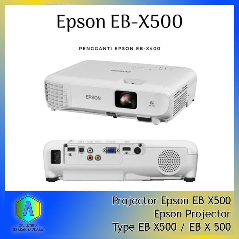 Projector Epson EB X500 / Epson Projector Type EB X500 / EB X 500
