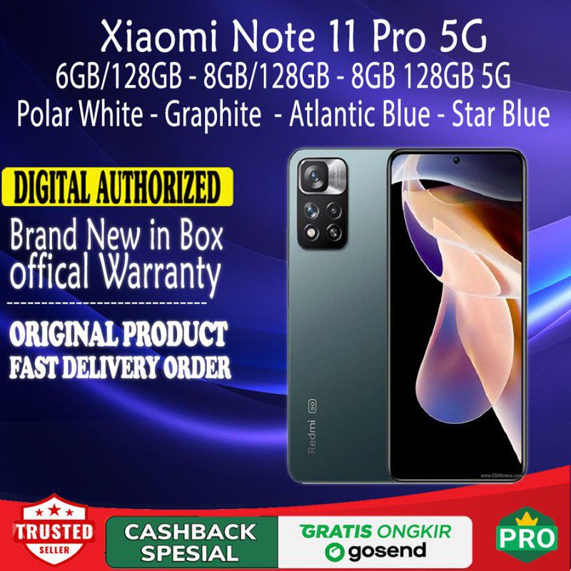 Xiaomi Redmi Note 11 Pro 5G 128G 5G LTE - 8GB 128GB 5G