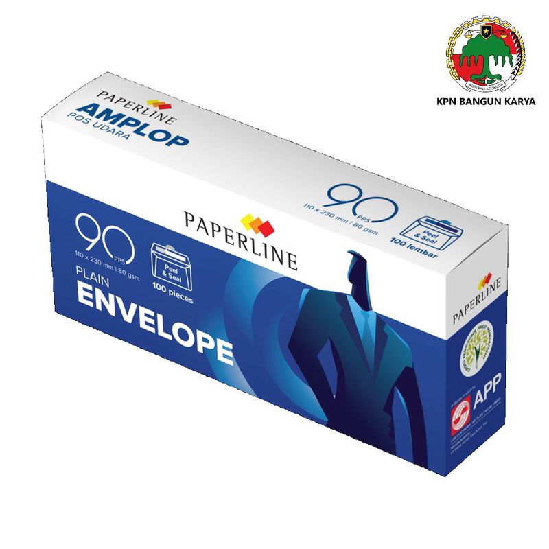Amplop Besar Paperline PPL 90 PPS 1 Pak Isi 100 Lembar