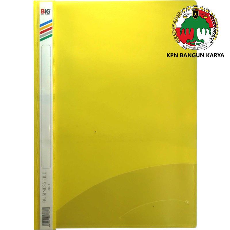 BIG good Business File / Map Bisnis / Map Acco F4 Folio MF-8804 Kuning