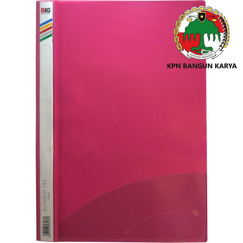 BIG good Business File / Map Bisnis / Map Acco F4 Folio MF-8804 Pink ...