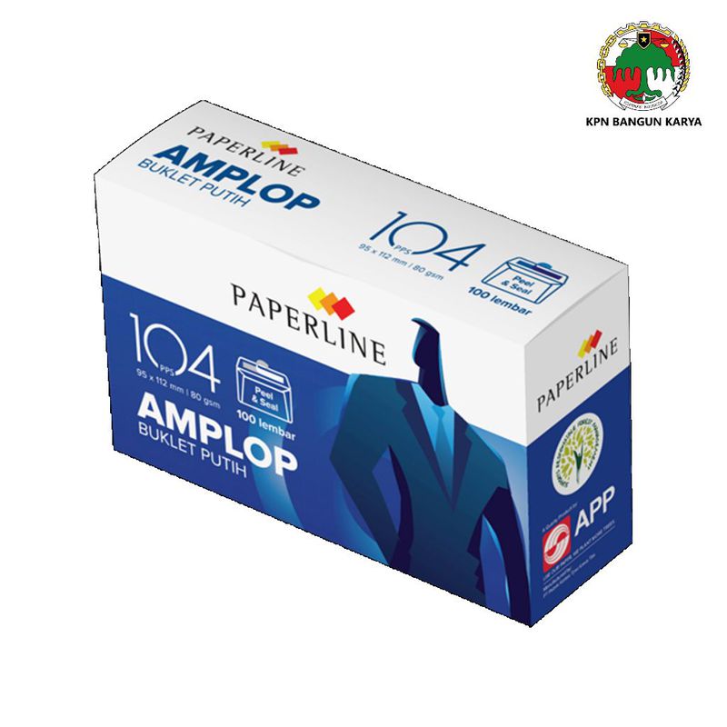 Amplop Sedang Paperline PPL 104 PPS 1 Pak Isi 100 Lembar