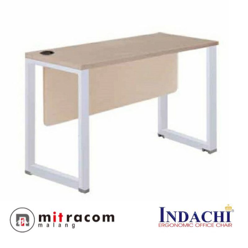 Indachi Wilson DD 121 WL Meja Kantor 1/2 Biro (HPL) - Melamine