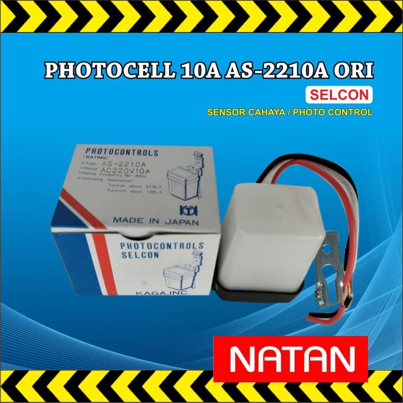 SELCON PHOTOCELL 10A AS-2210A ORI / SENSOR CAHAYA / PHOTO CONTROL